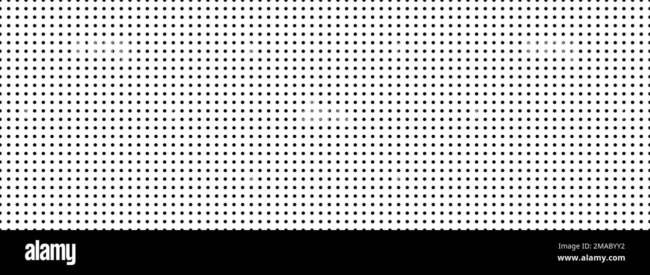 Polka dots or bullet journal texture. Seamless monochrome pattern ...