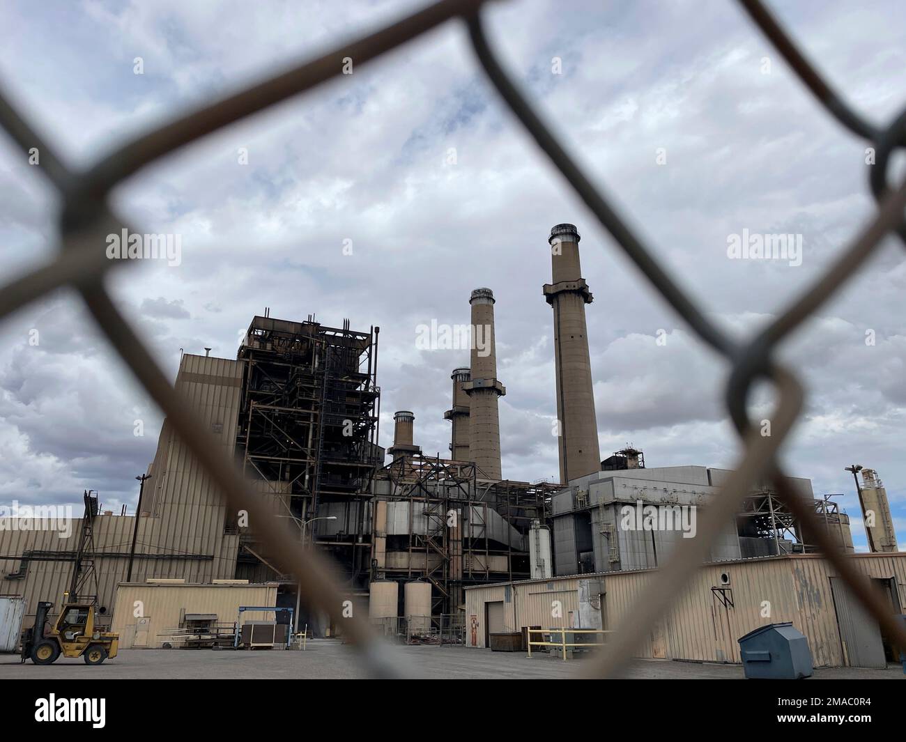 This Sept. 20, 2022 image shows the San Juan Generating Station behind ...