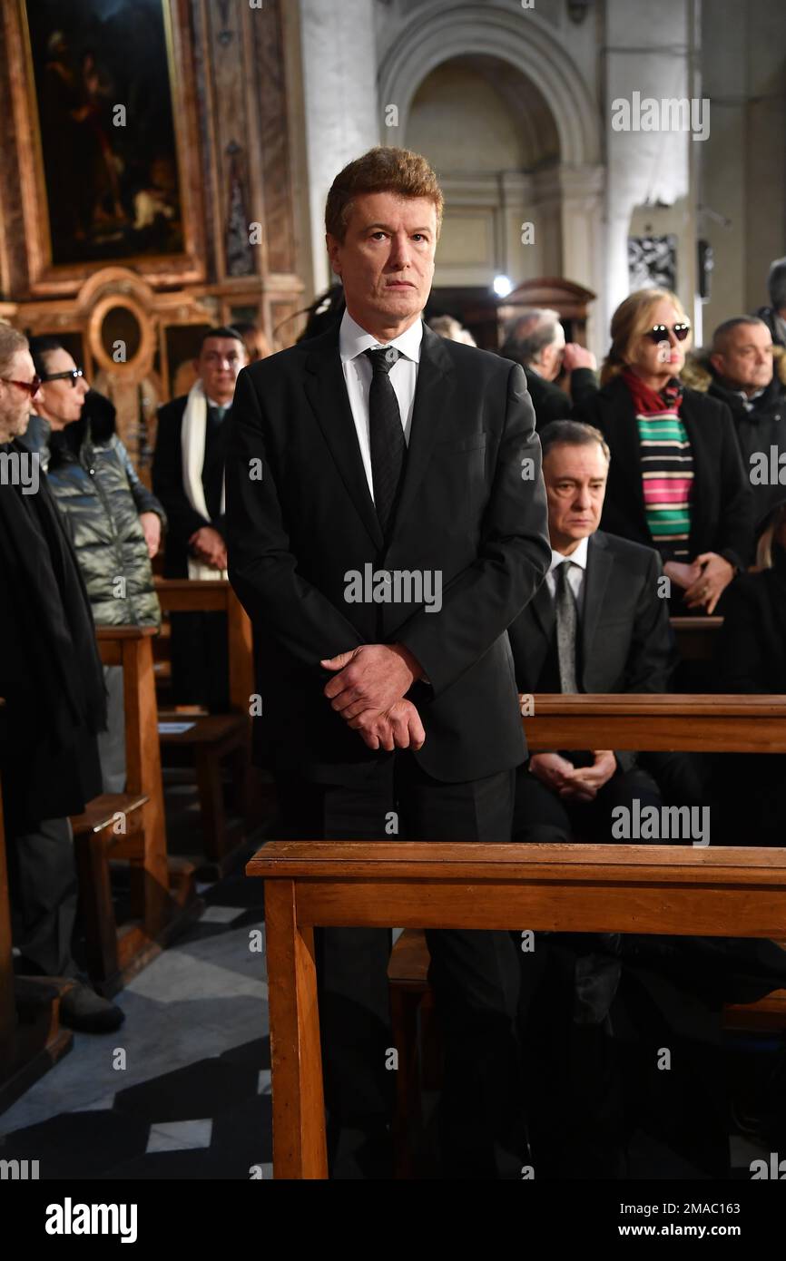 Rome, Italy. 19th Jan, 2023. Rome, funeral of Gina Lollobrigida in the ...