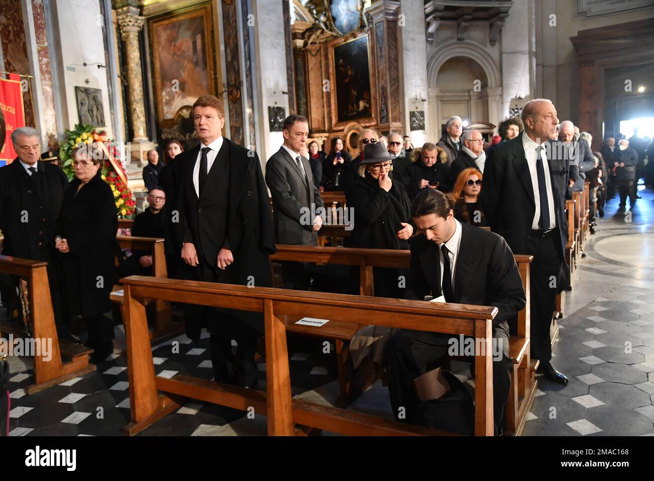 Rome, Italy. 19th Jan, 2023. Rome, funeral of Gina Lollobrigida in the ...