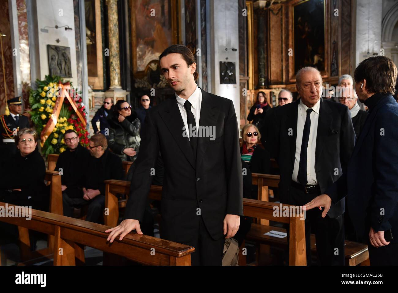 Rome, Italy. 19th Jan, 2023. Rome, funeral of Gina Lollobrigida in the ...