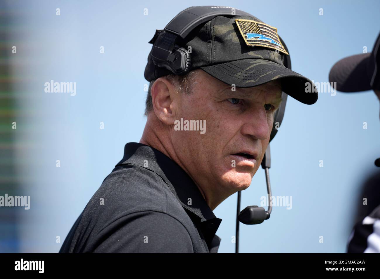 Air Force head coach Troy Calhoun in the second half of an NCAA college ...