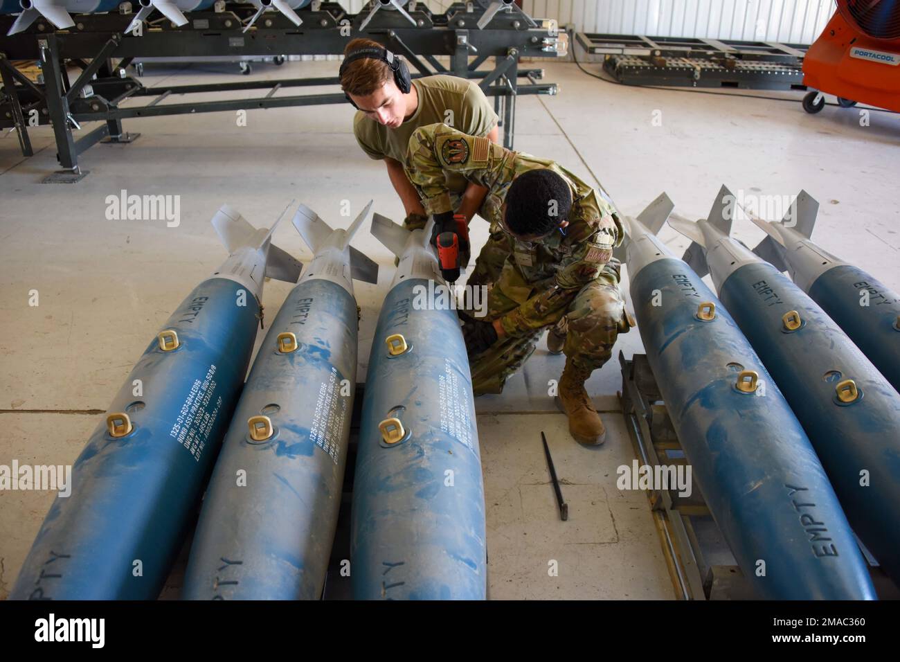 U.S. Air Force Senior Airman Keelan Hopkins, 355th Munitions Squadron ...