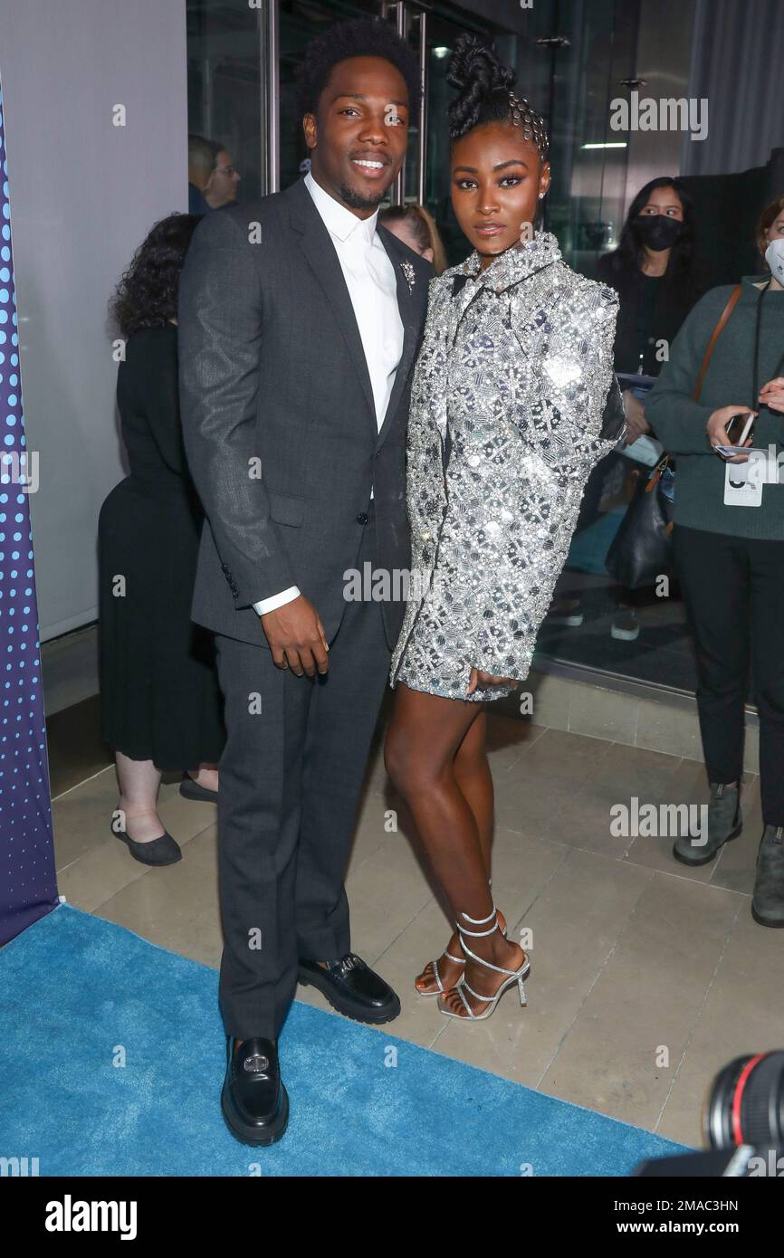 Actors Tosin Cole, left, and Jayme Lawson, right, attend the premiere ...