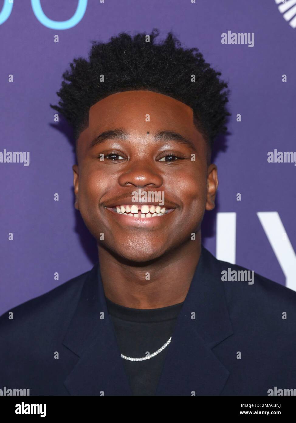Actor Jalyn Hall attends the premiere of "Till" at Alice Tully Hall ...