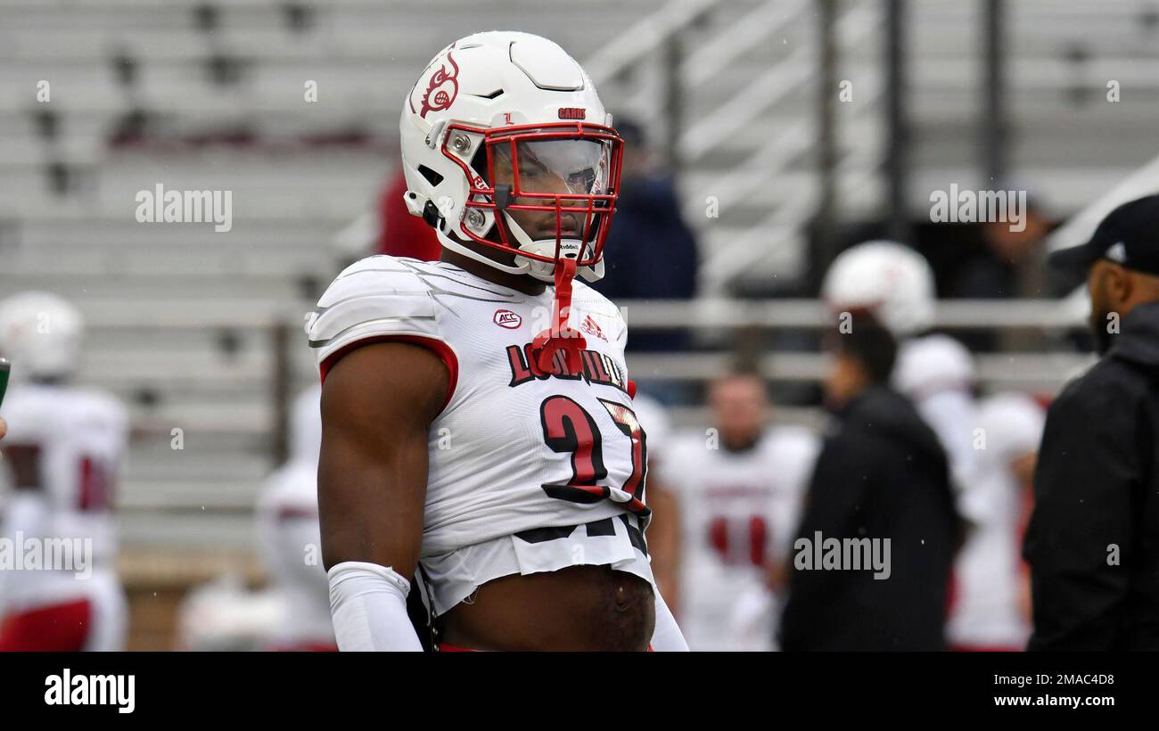 Louisville defensive back Kenderick Duncan, Jr. on the field during an ...
