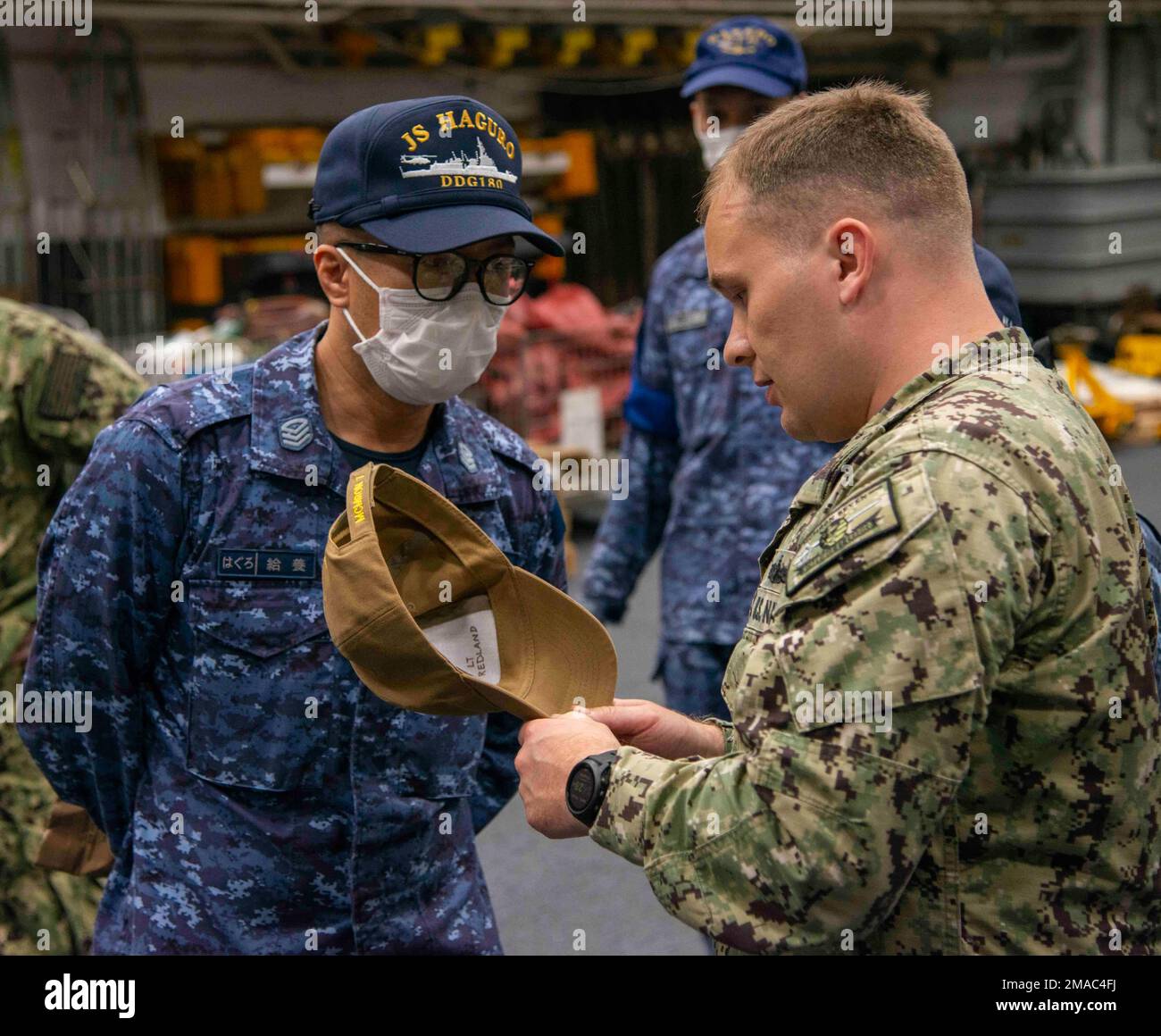 Japan Maritime Self-Defense Force Petty Officer 1st Class Seigo ...