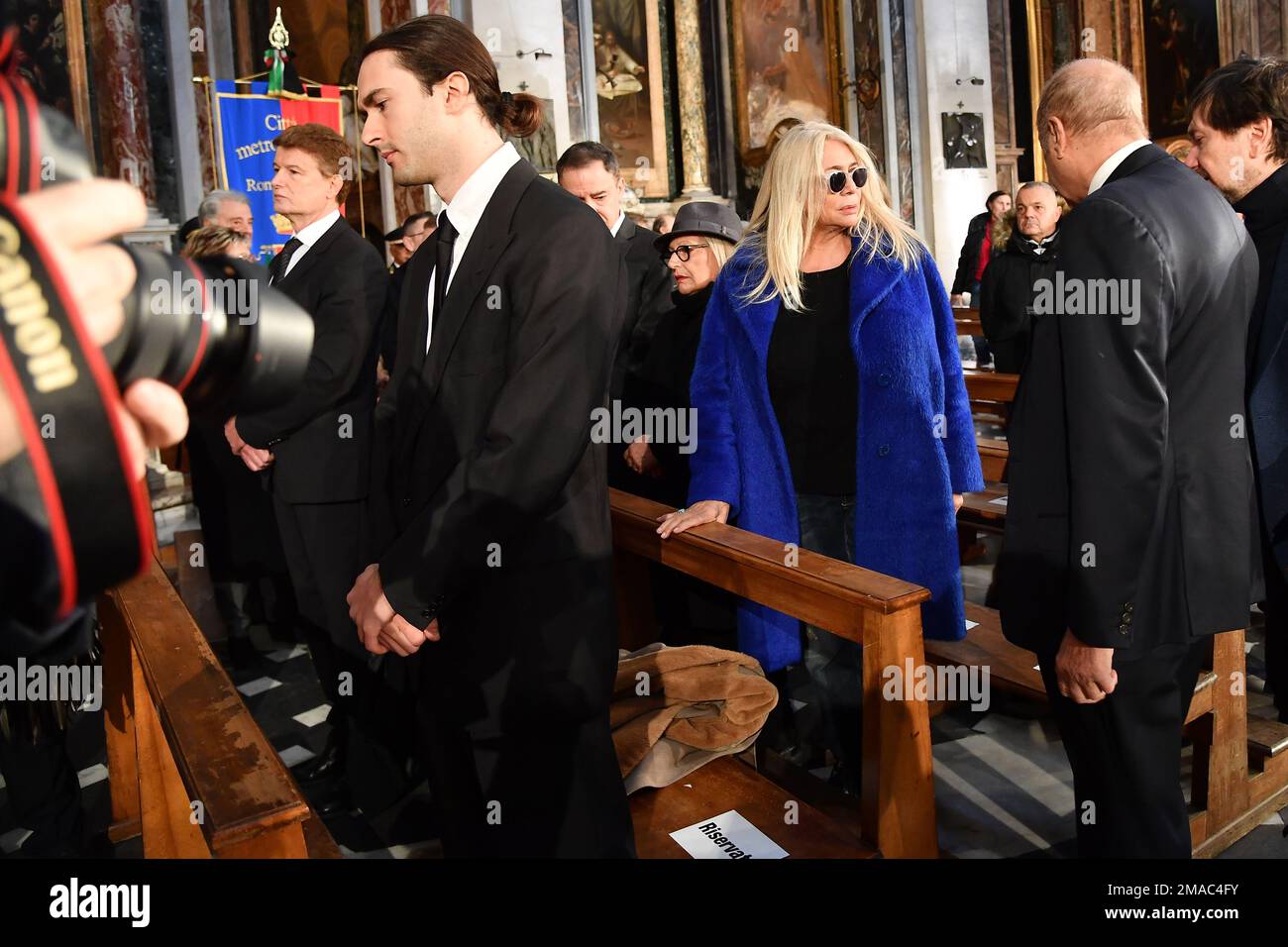 Rome, Italy. 19th Jan, 2023. Rome, funeral of Gina Lollobrigida in the ...