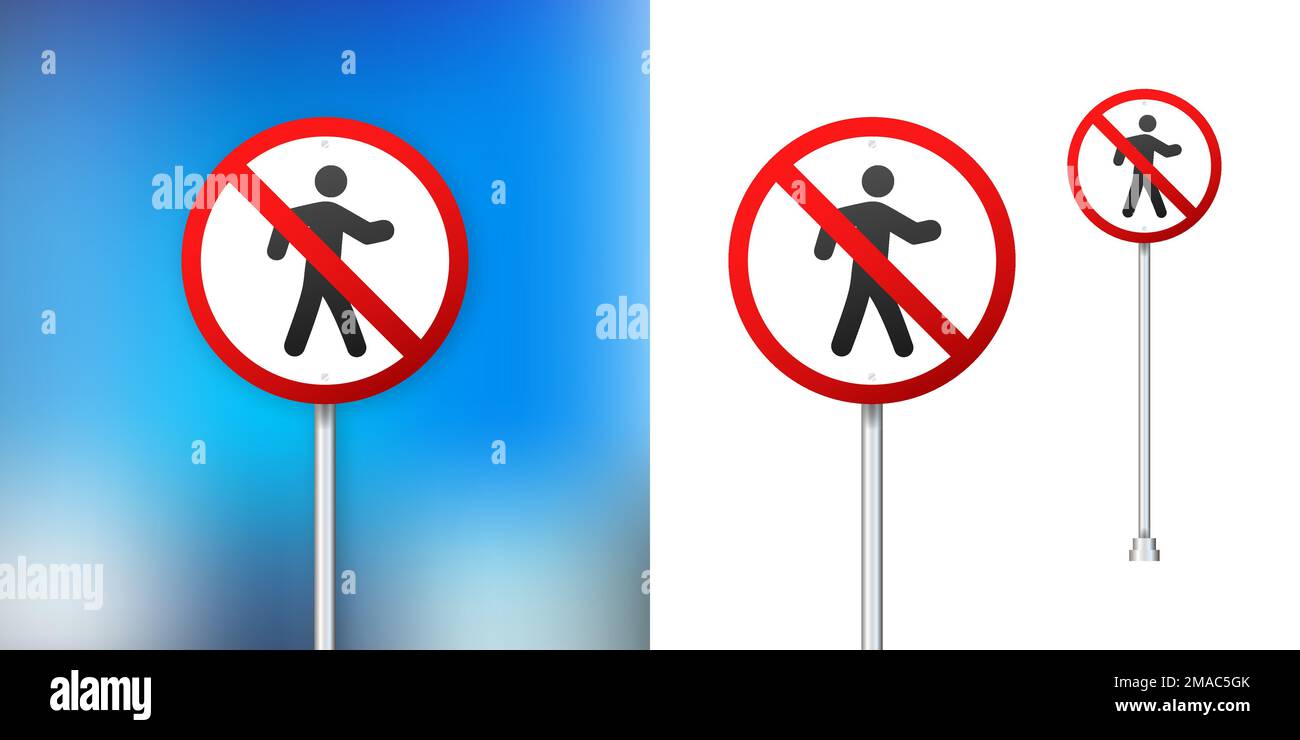 No access. Do not walk. Do not step sign, label. Vector stock ...