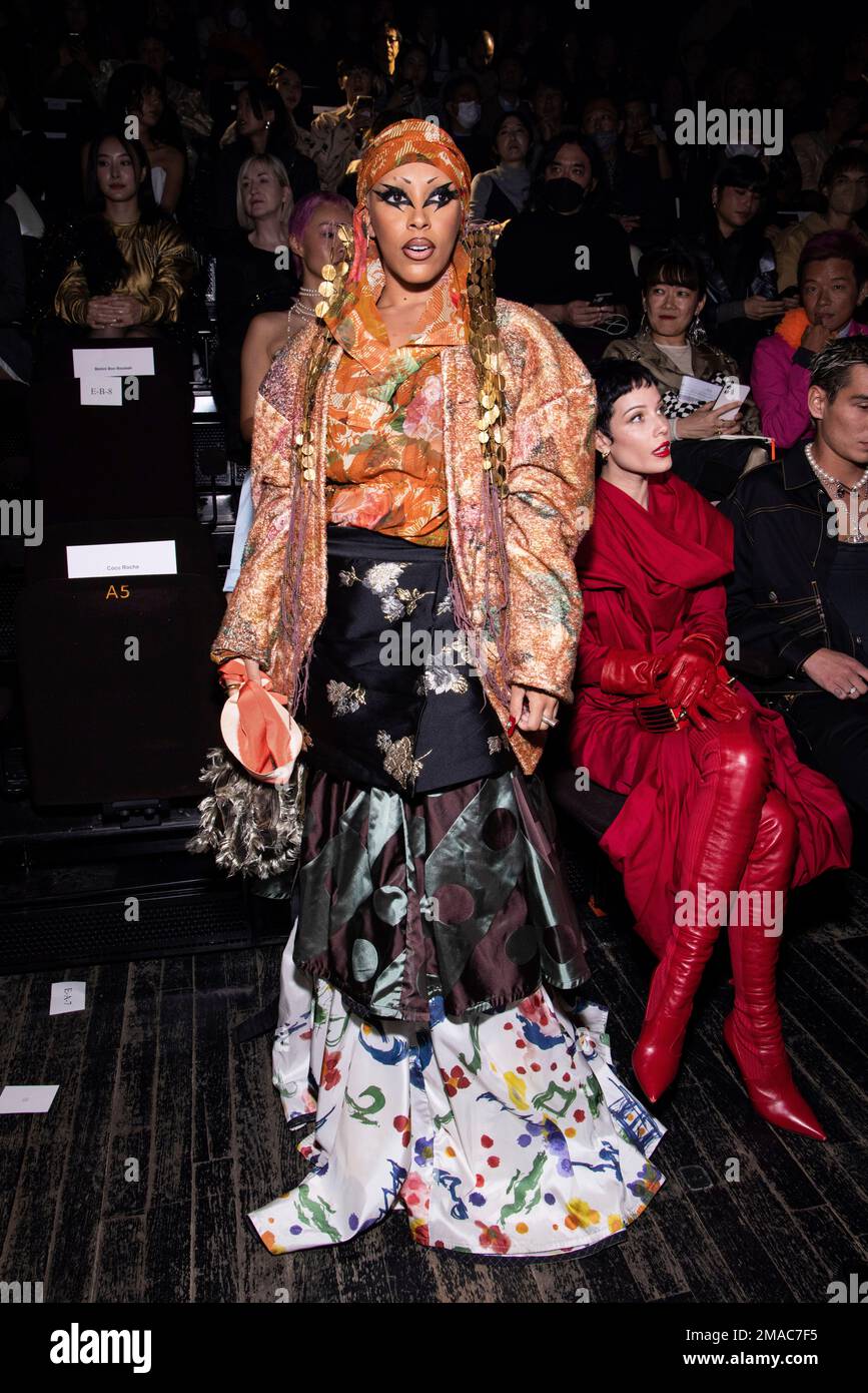 Doja Cat arrives for the Vivienne Westwood ready-to-wear Spring/Summer ...