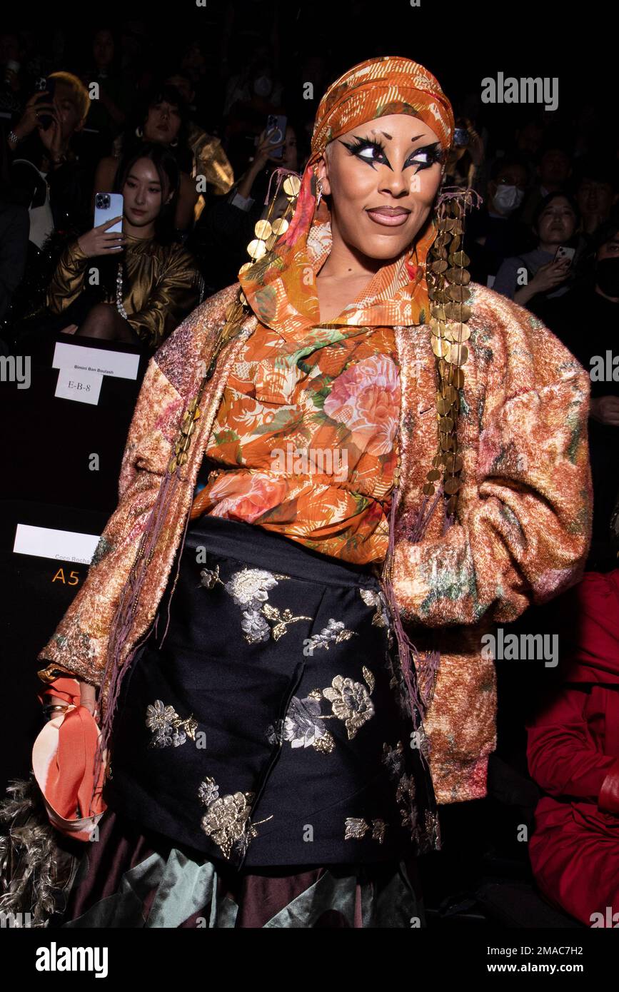 Doja Cat arrives for the Vivienne Westwood ready-to-wear Spring/Summer ...