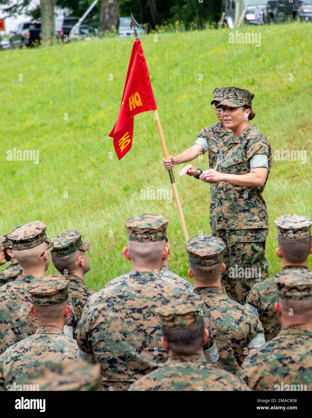 U.S. Marine Corps Sgt. Maj. Jacqueline Y. Townsel, sergeant major ...