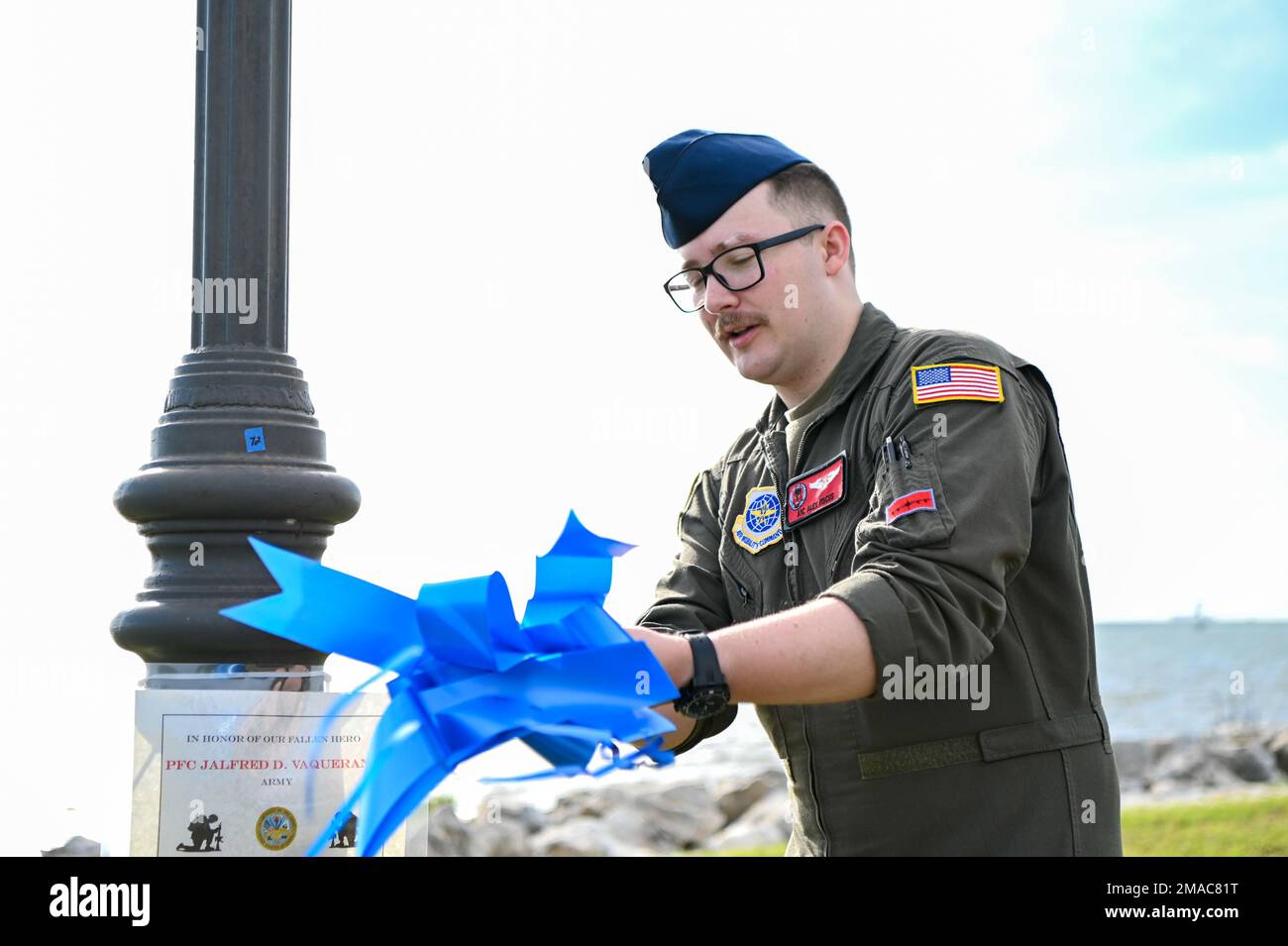 U.S. Air Force Airman 1st Class Alex Fiscus, a boom operator with the ...