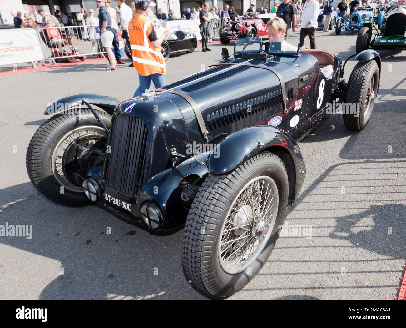 The Midnight Blue, Talbot Lago T23, of Max Sowerby and Marcus Black, in ...