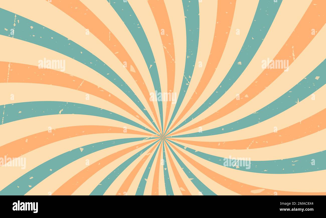 Orange and blue vintage background with lines Stock Vector Image & Art ...