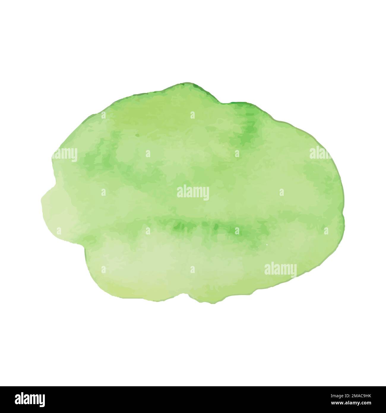 Green colors watercolor paint stains. vector background Stock Vector ...