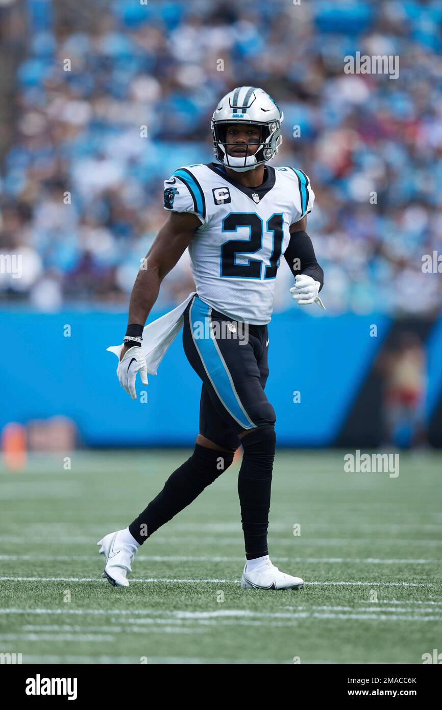 Carolina Panthers safety Jeremy Chinn (21) on defense during an NFL ...