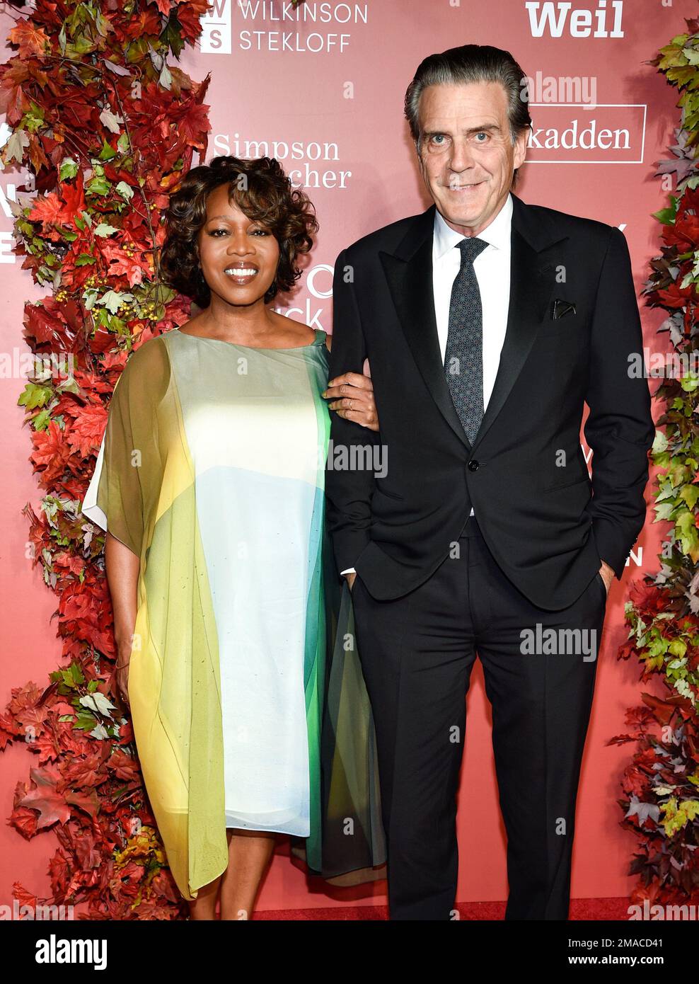 Alfre Woodard, left, and husband Roderick Spencer attend the Clooney ...
