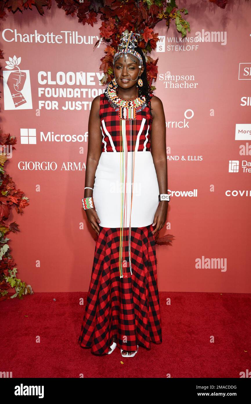 Dr. Josephine Kulea attends the Clooney Foundation for Justice Albie Awards at The New York ...