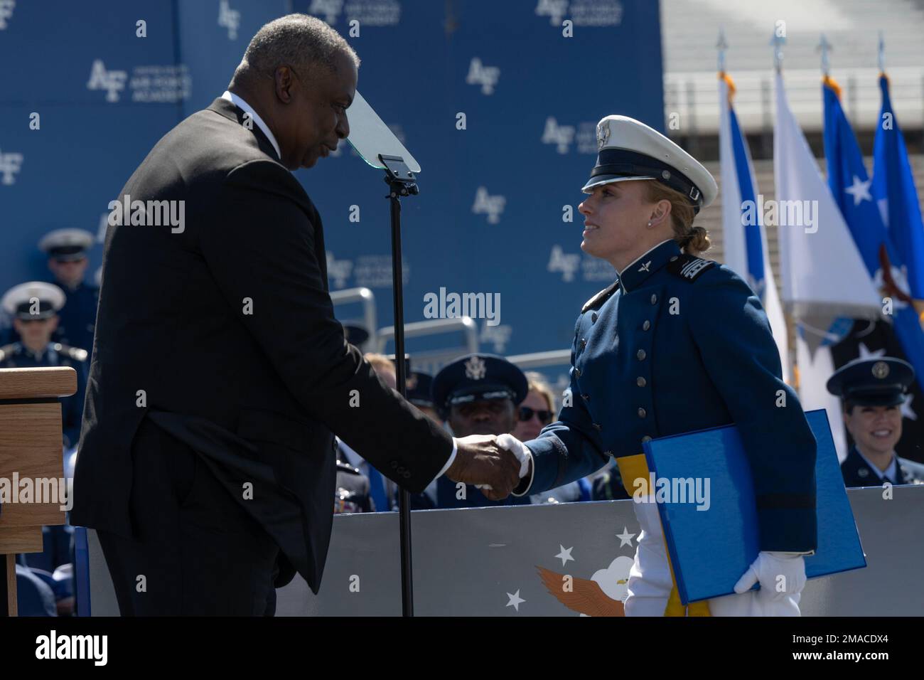 Usafa graduation ceremony hi-res stock photography and images - Alamy