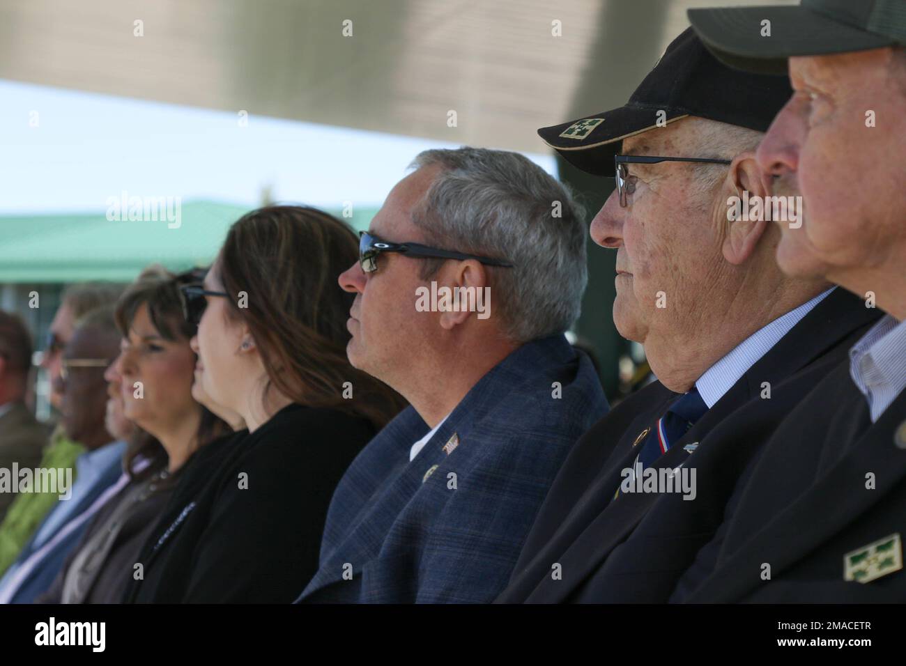 Community members watch the Ivy Week awards ceremony, May 26, 2022, at ...