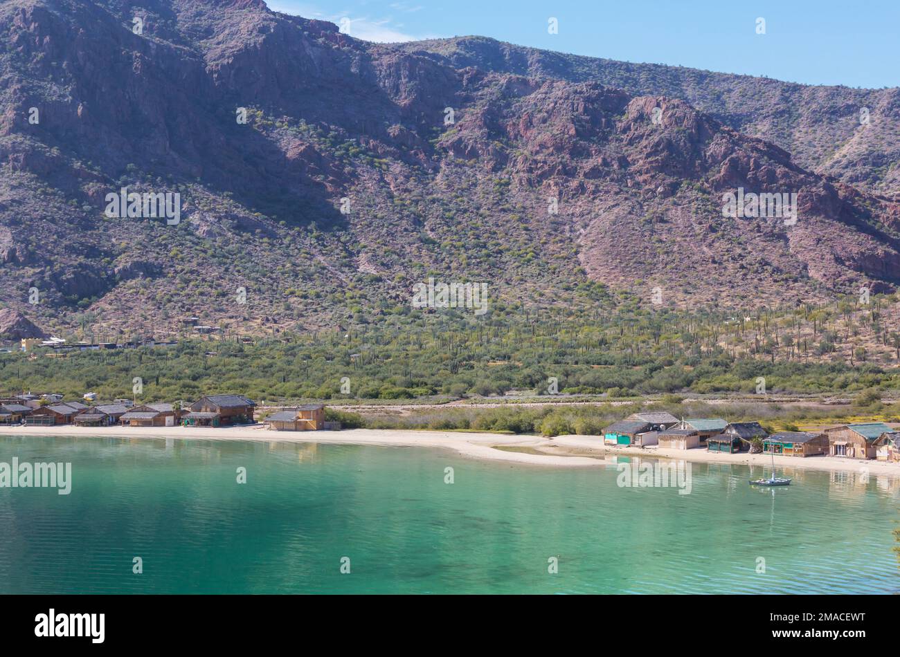 Beautuful Baja California landscapes, Mexico. Travel background ...
