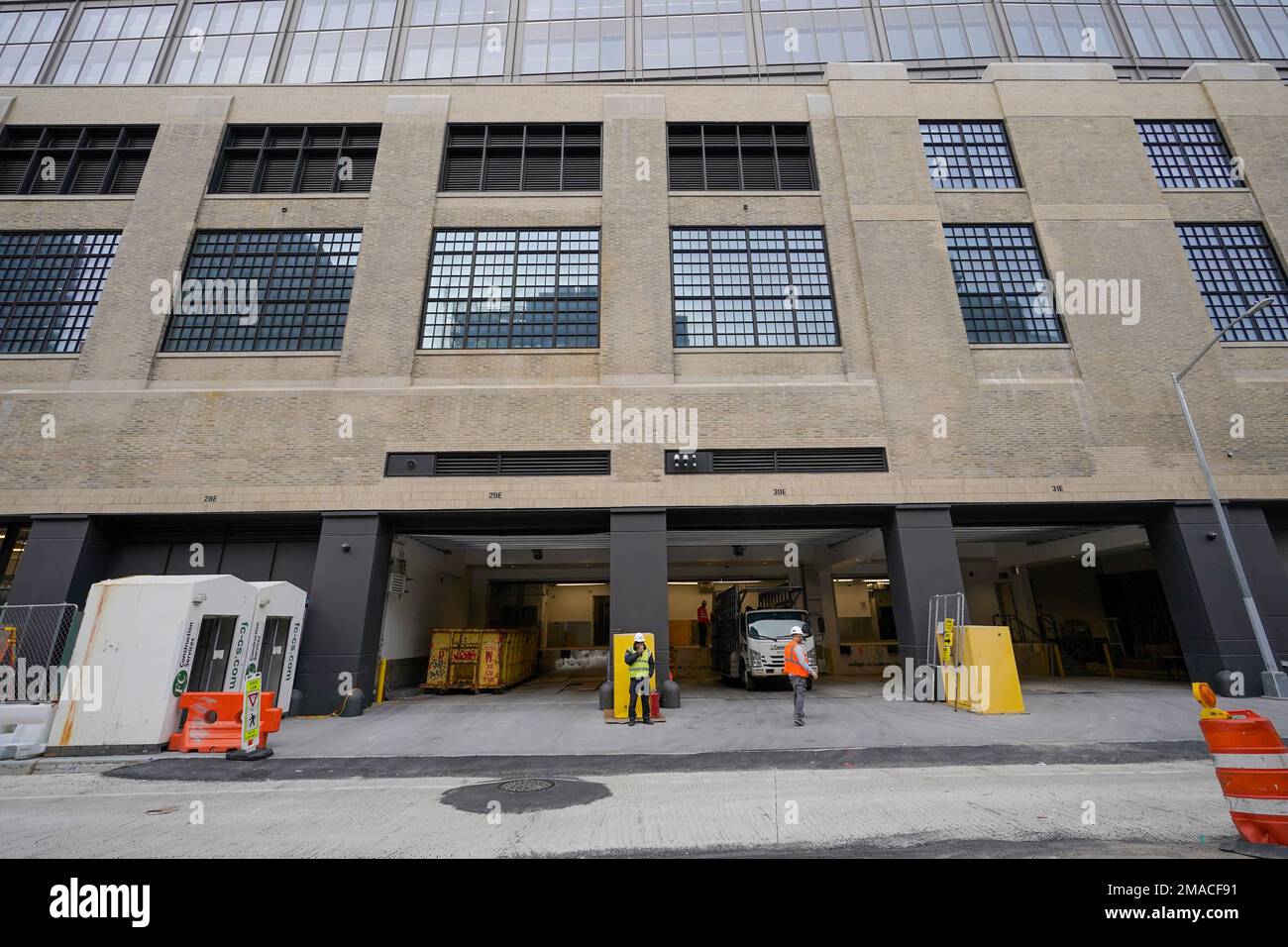 The truck loading dock in the redeveloped St. John's Terminal building ...