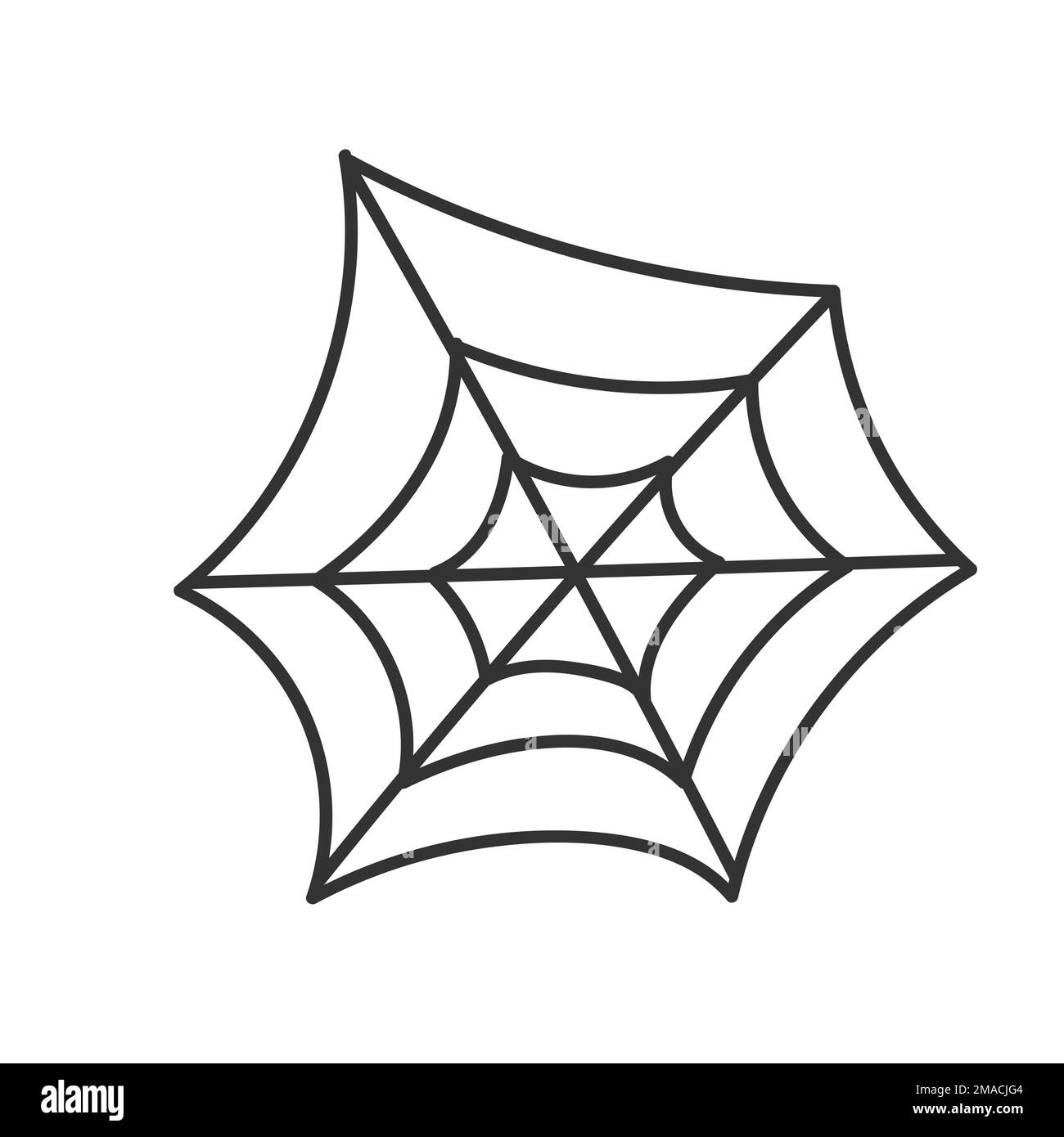 Spider web icon design. happy Halloween concept. Flat vector ...