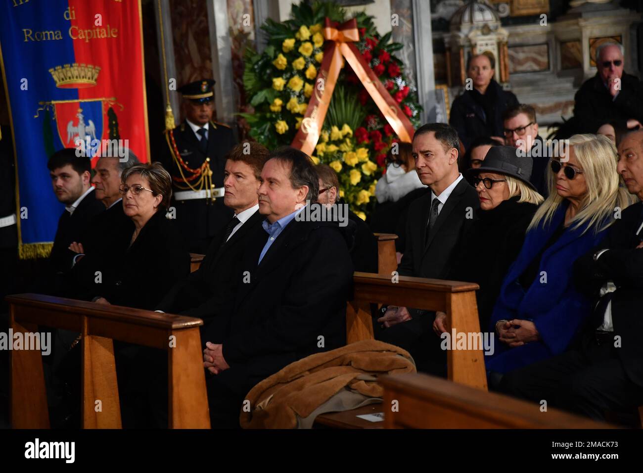 Rome, Italy. 19th Jan, 2023. Rome, funeral of Gina Lollobrigida in the ...