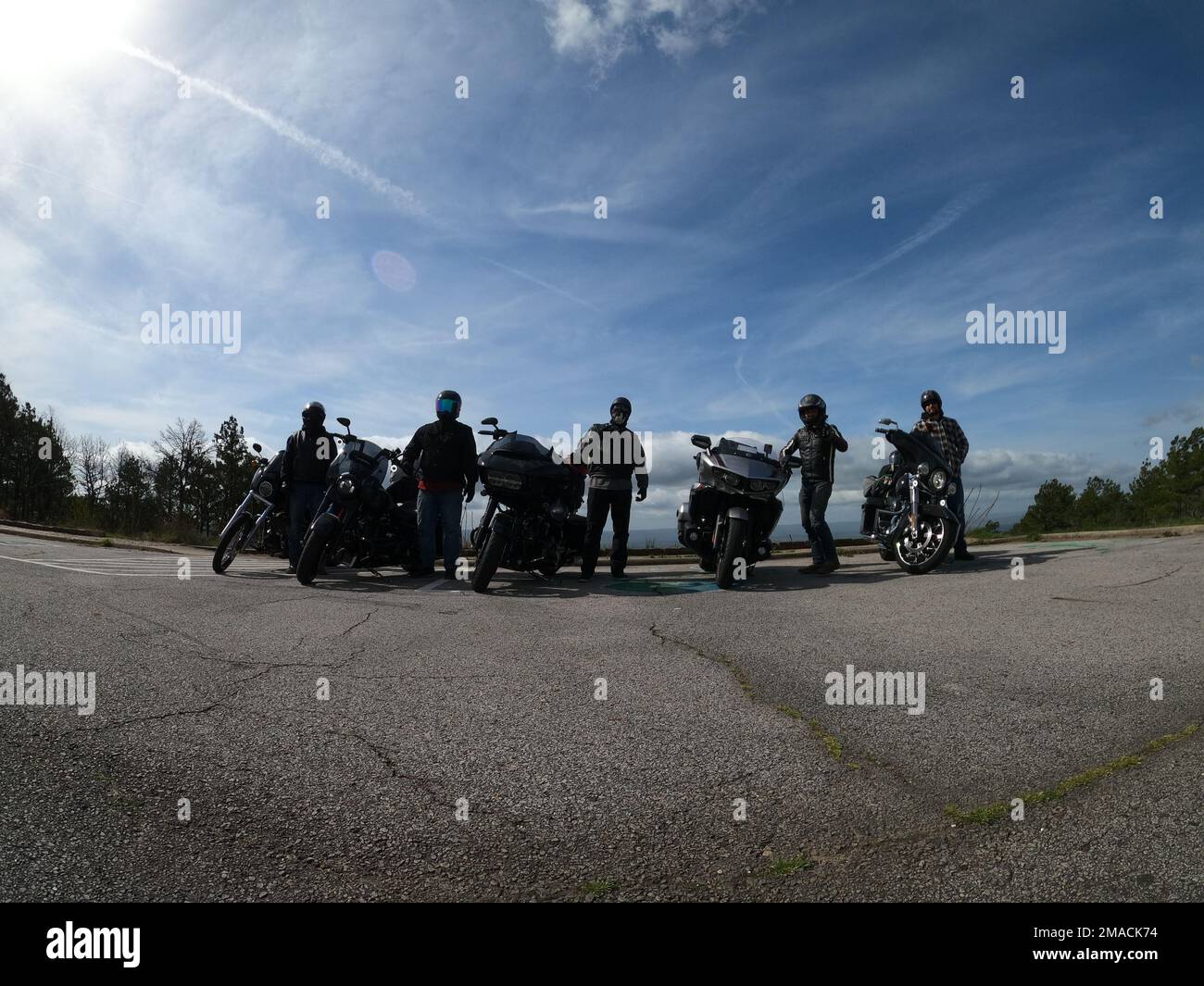 Motorcycle road ride riders view hi-res stock photography and images ...
