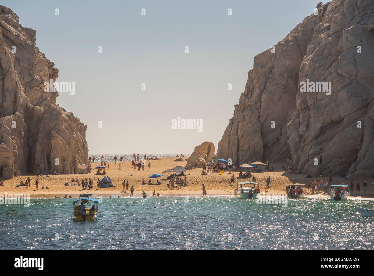 The Sea of cortez side of Lover's Beach, one of the most famous ...