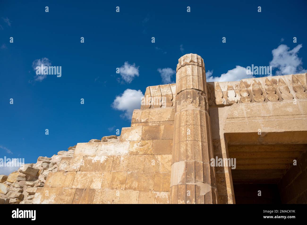House of the South, Djoser Step Pyramid, Saqqara Stock Photo - Alamy