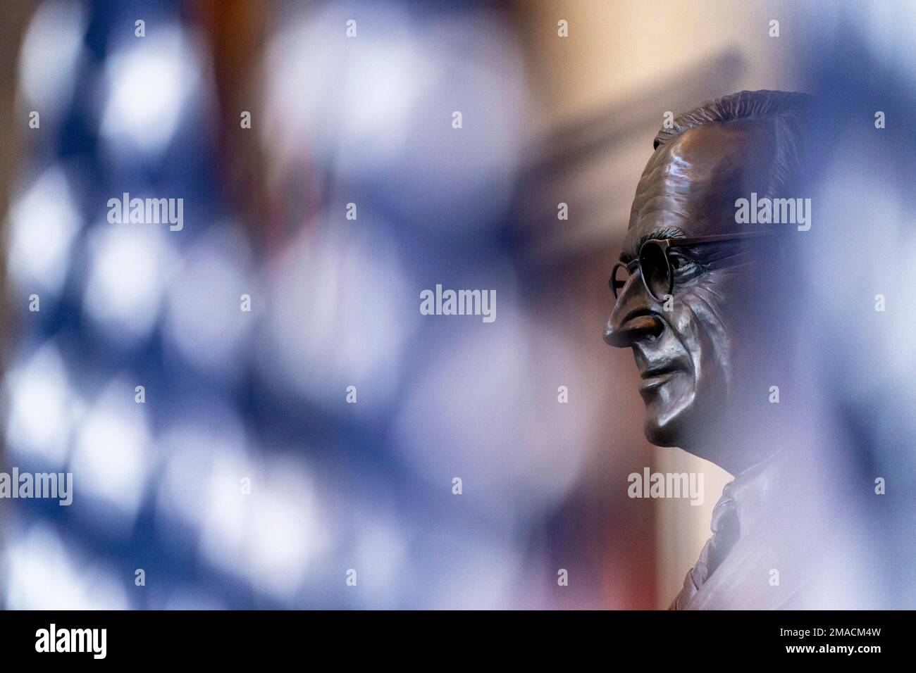 The Congressional statue of former President Harry S. Truman is ...