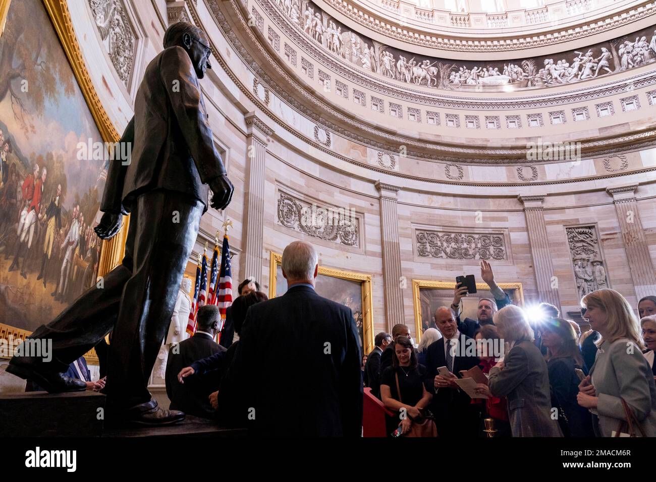 The Congressional statue of former President Harry S. Truman is ...