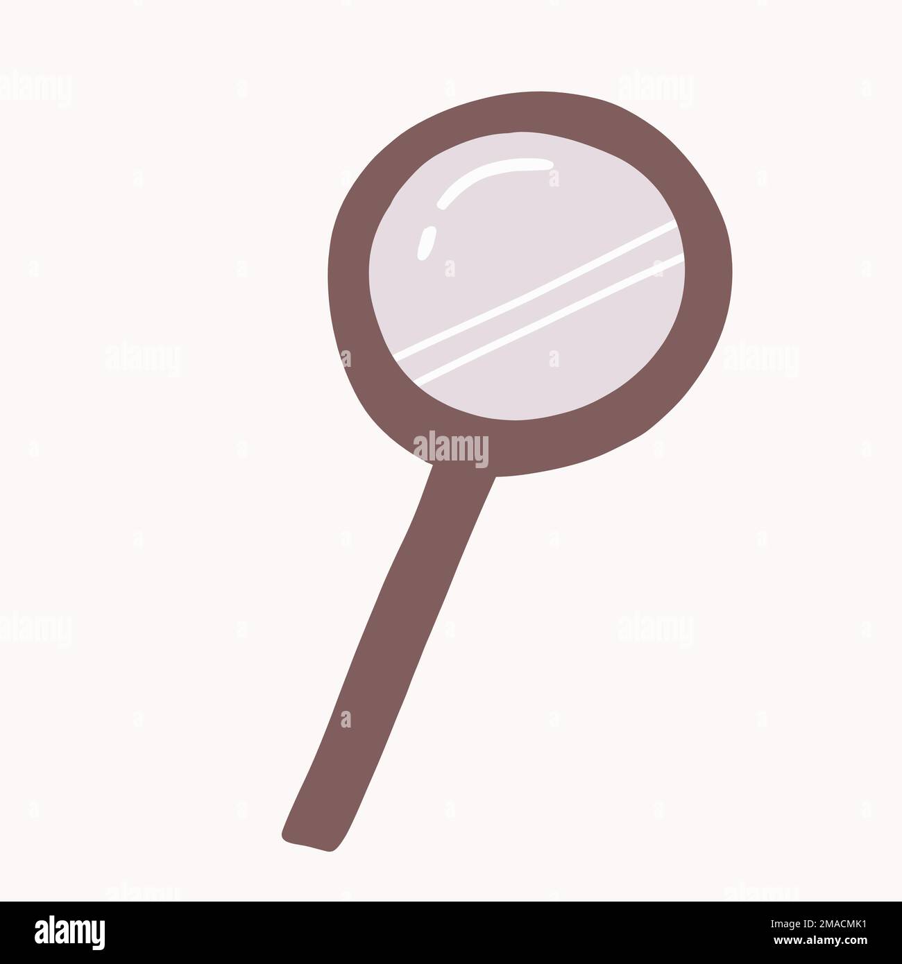 magnifying glass. Vector illustration in hand draw style Stock Vector ...