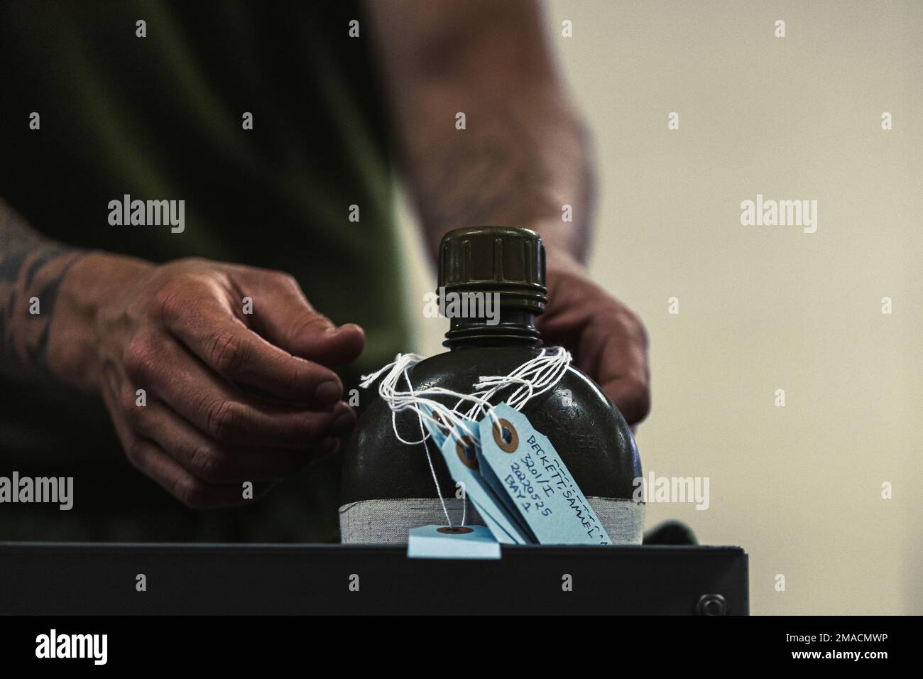 U.S. Marine Corps recruit with India Company, 3rd Recruit Training ...