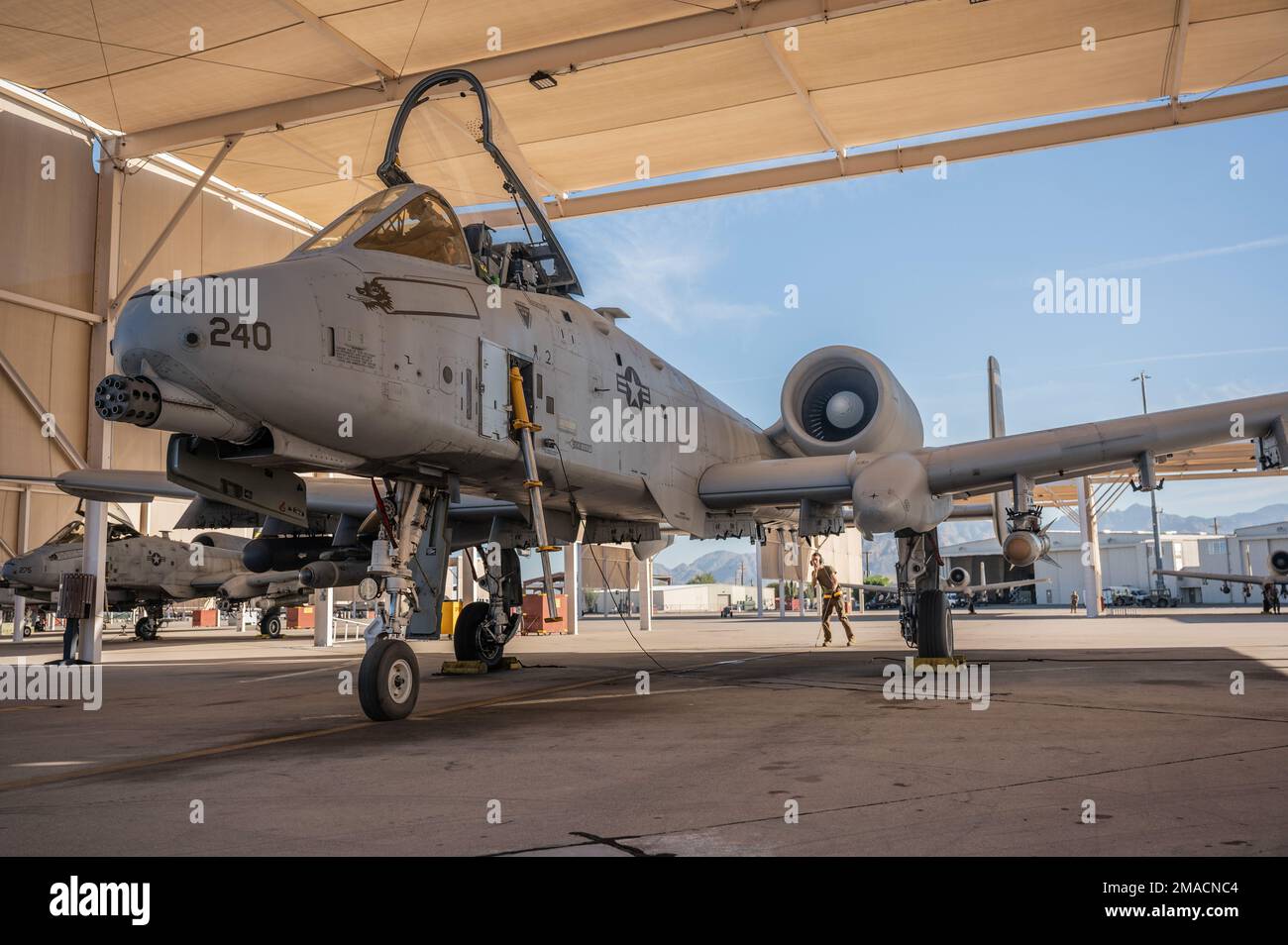 U.S. Air Force Airman Logan Lantz, 357th Fighter Generation Squadron A ...