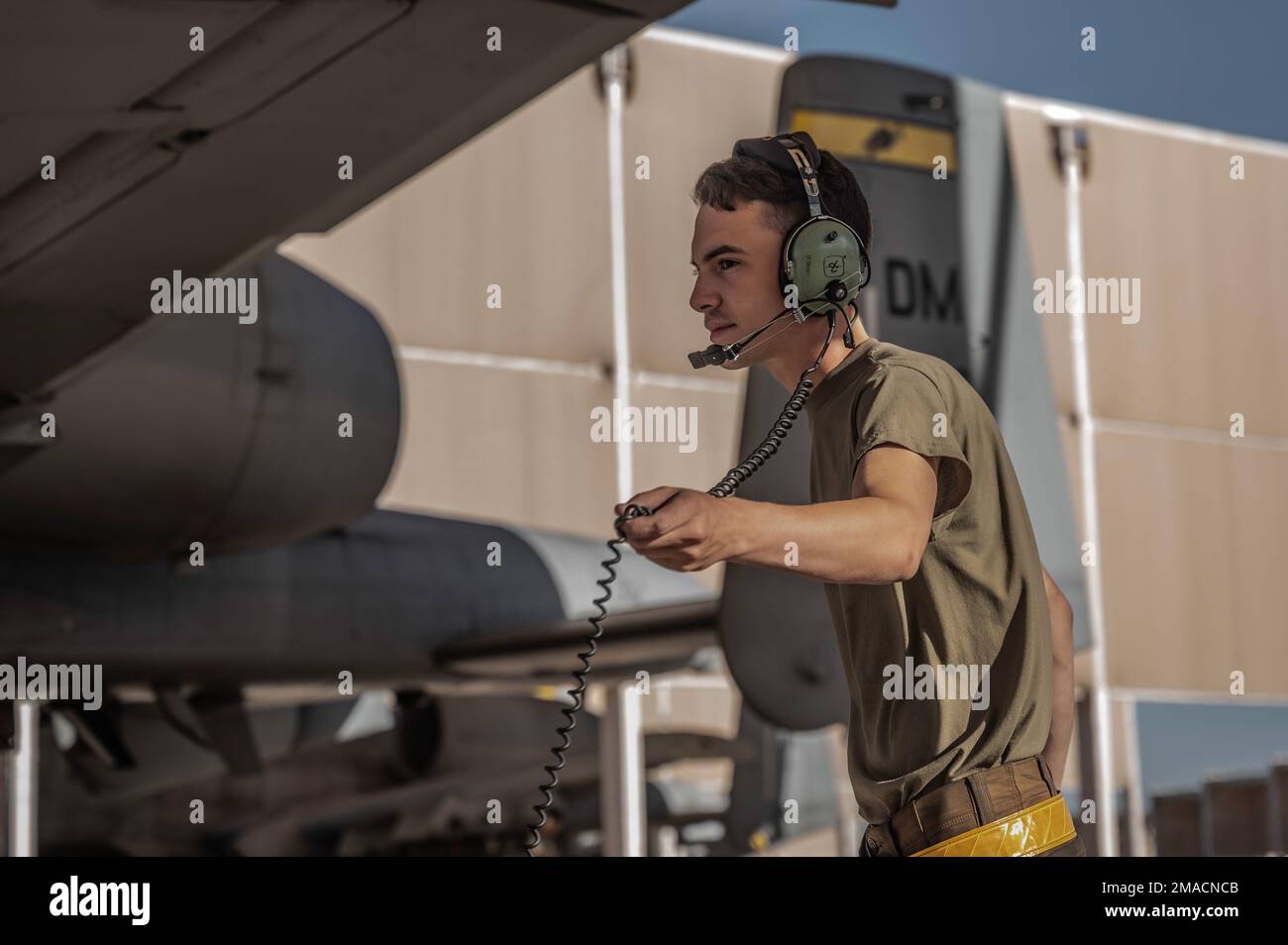 U.S. Air Force Airman Logan Lantz, 357th Fighter Generation Squadron A ...