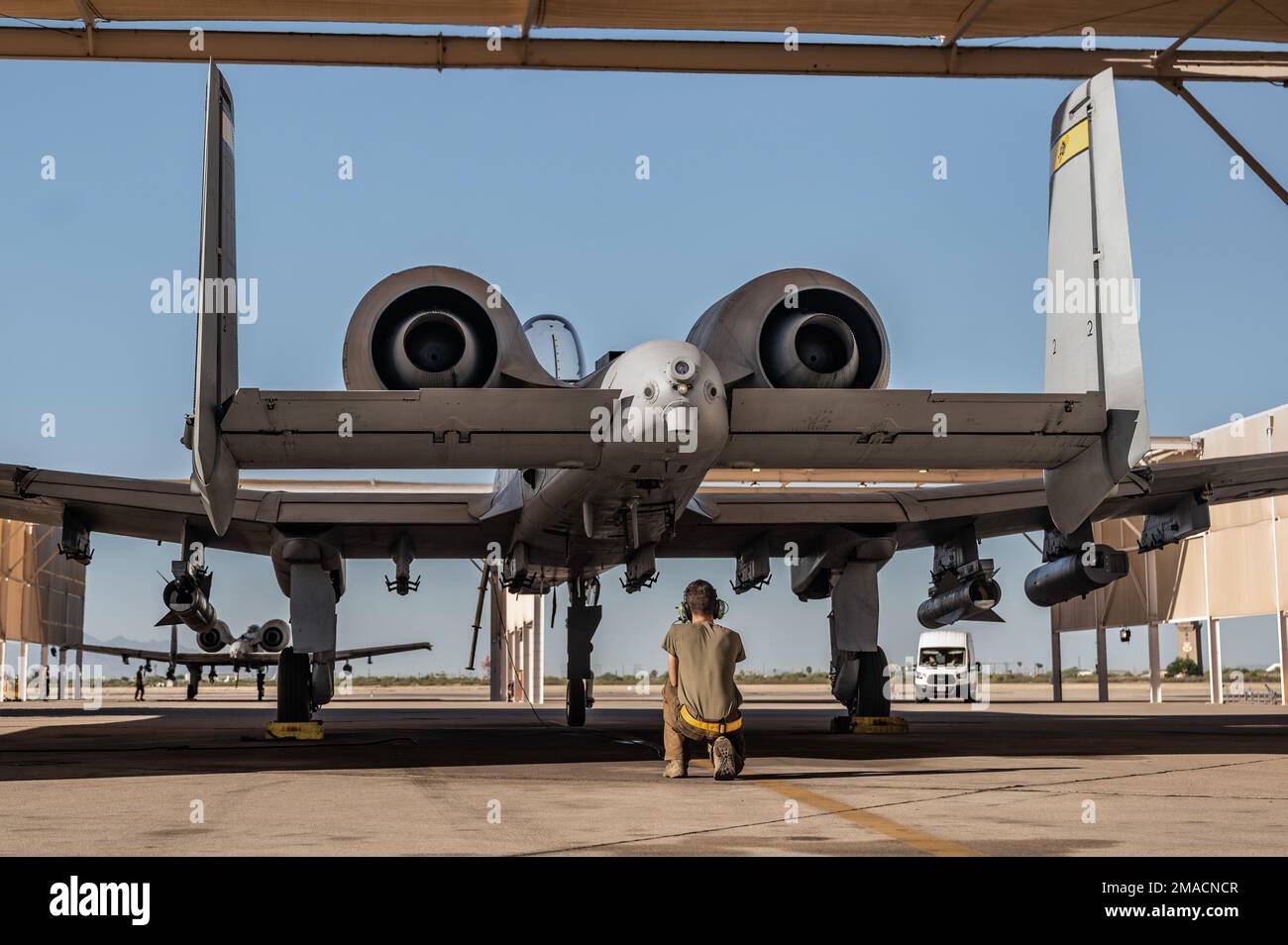 U.S. Air Force Airman Logan Lantz, 357th Fighter Generation Squadron A ...