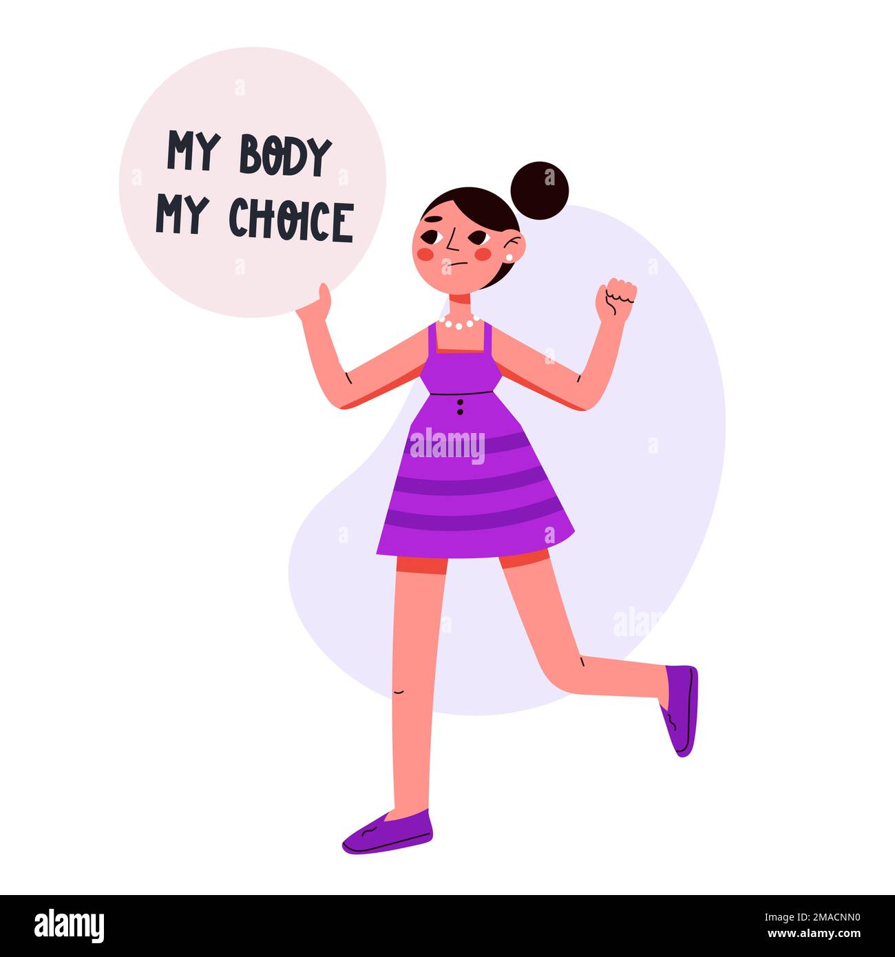 womens protest pro-choice activists. Protest. My body is my choice ...