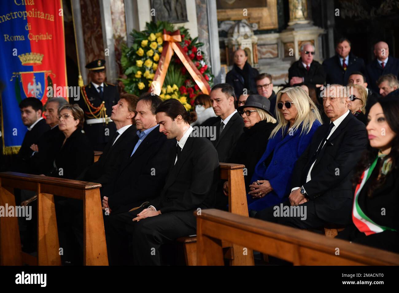 Rome, Italy. 19th Jan, 2023. Rome, funeral of Gina Lollobrigida in the ...