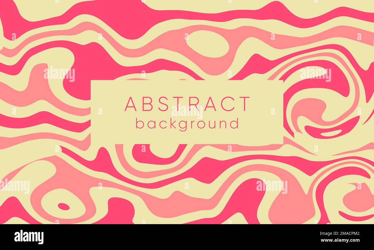 Colorful pink template banner. Design with liquid shape Stock Vector ...