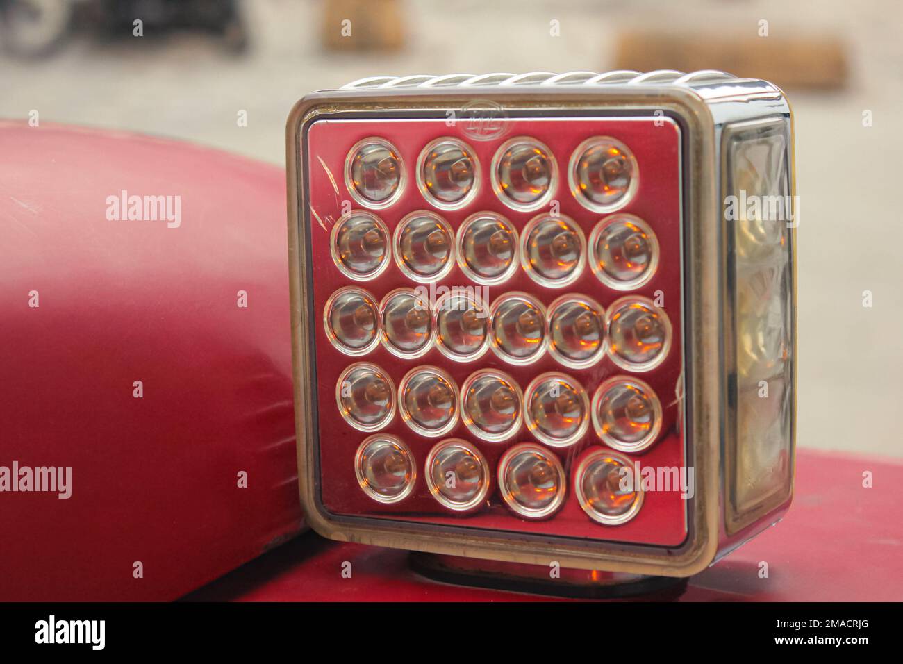 A Light of a classic Car Stock Photo - Alamy