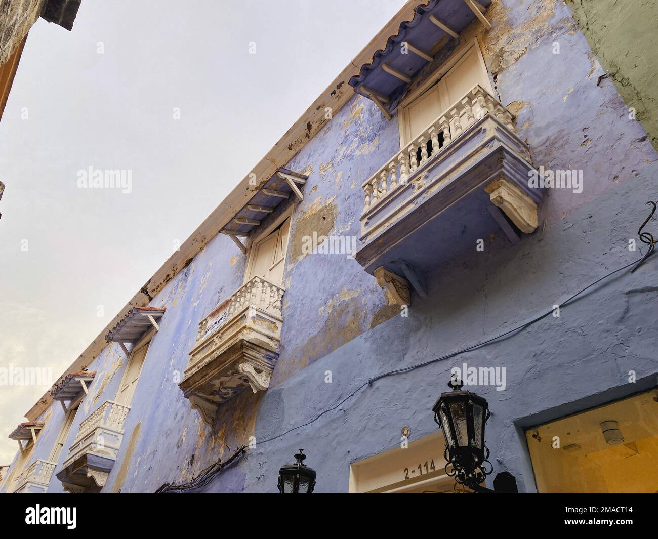 Old Building Cartagena Colombia Stock Photo - Alamy