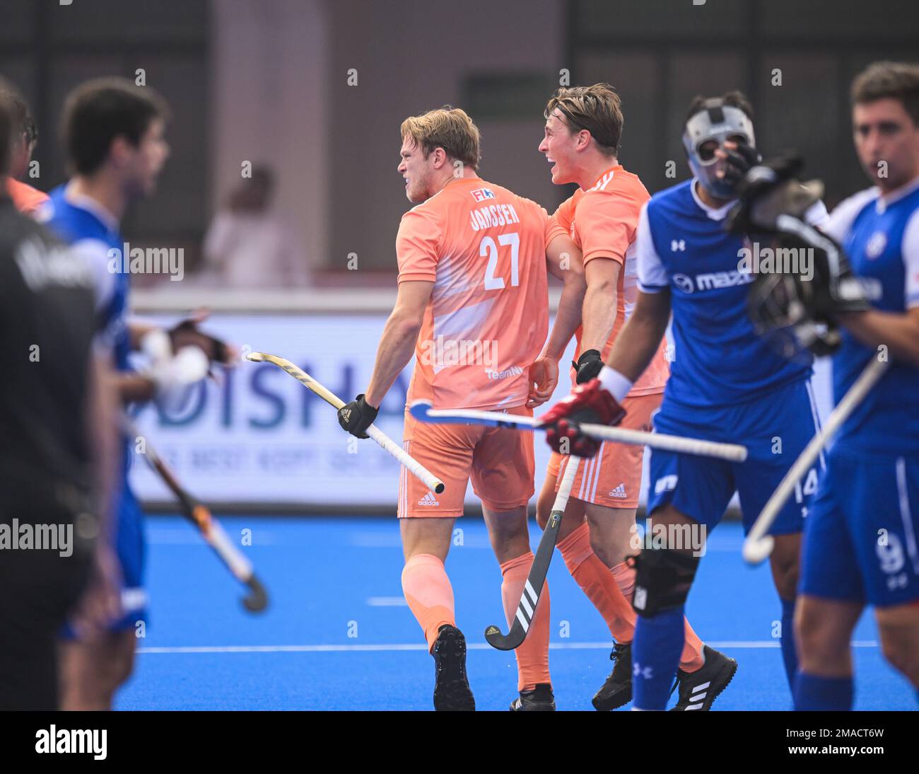 BHUBANESWAR, INDIA - JANUARY 19: Jip Janssen of the Netherlands and ...