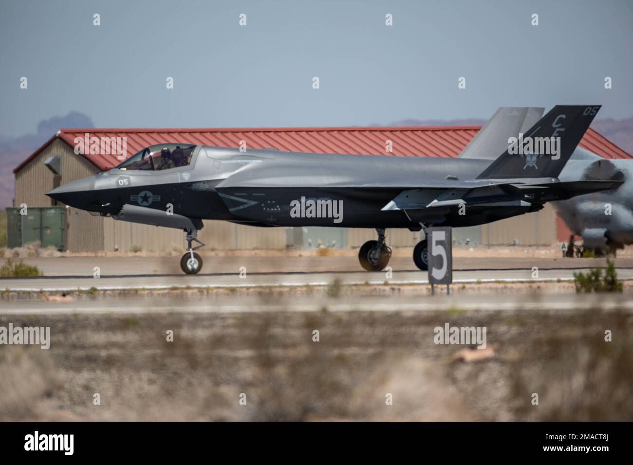 A U.S. Marine Corps F-35B Lightning II with Marine Fighter Attack ...
