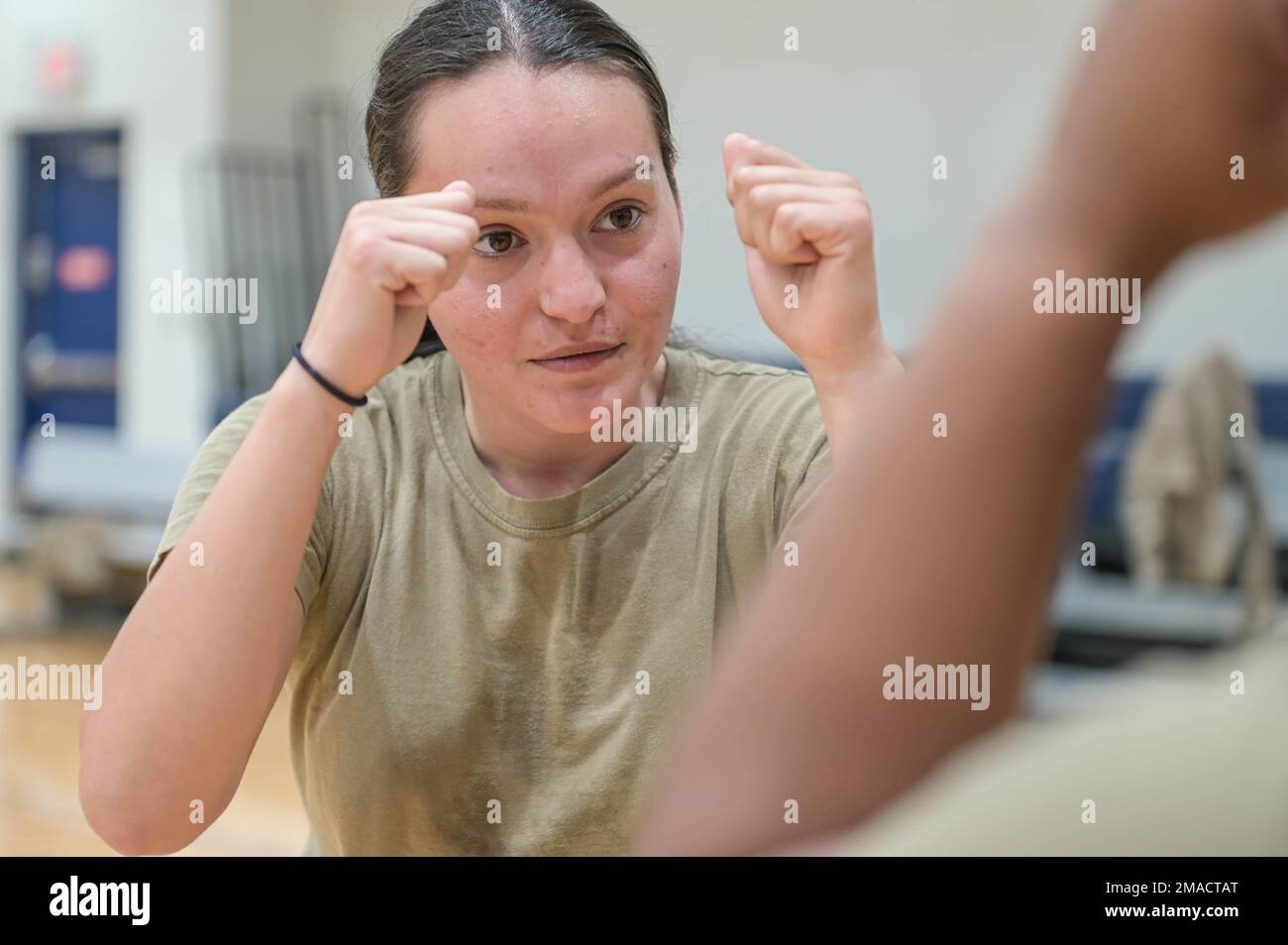 U.S. Air Force Staff Sgt. Alejandra Derouen, 23rd Security Forces ...