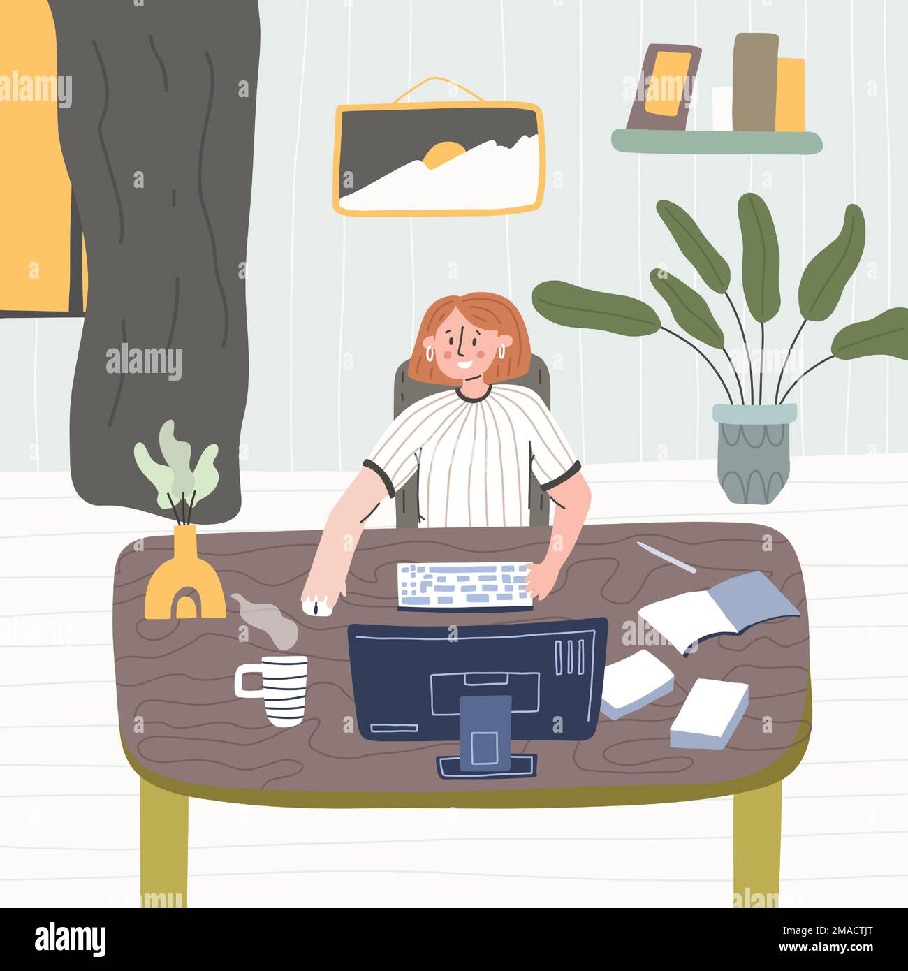 Draw works Stock Vector Images - Alamy