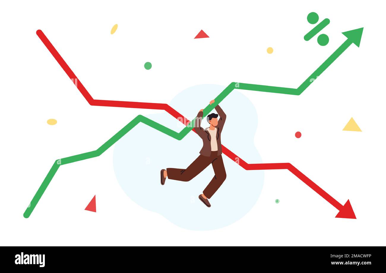 Profit slump Cut Out Stock Images & Pictures - Alamy