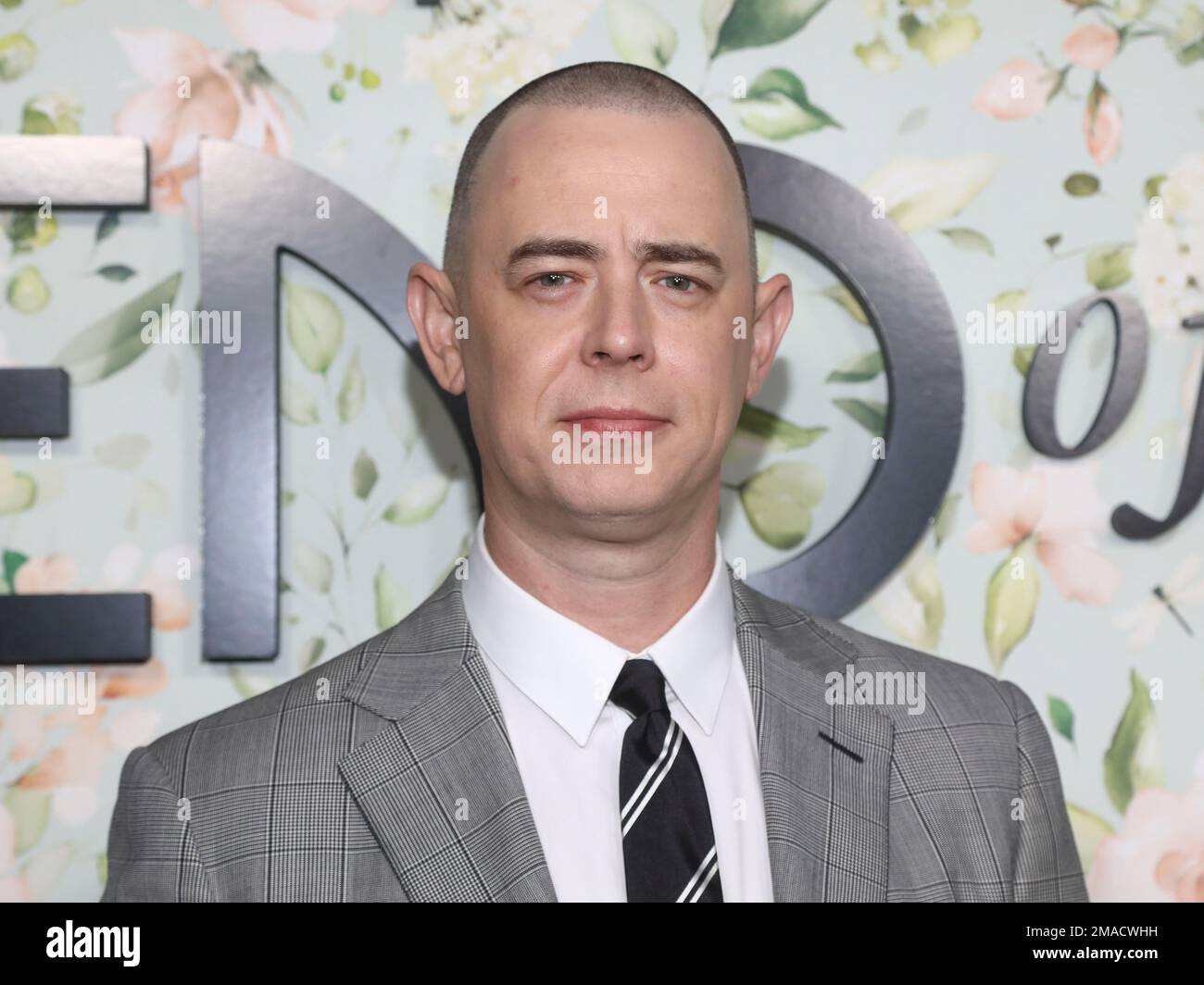 Actor Colin Hanks attends the world premiere of the Peacock limited ...